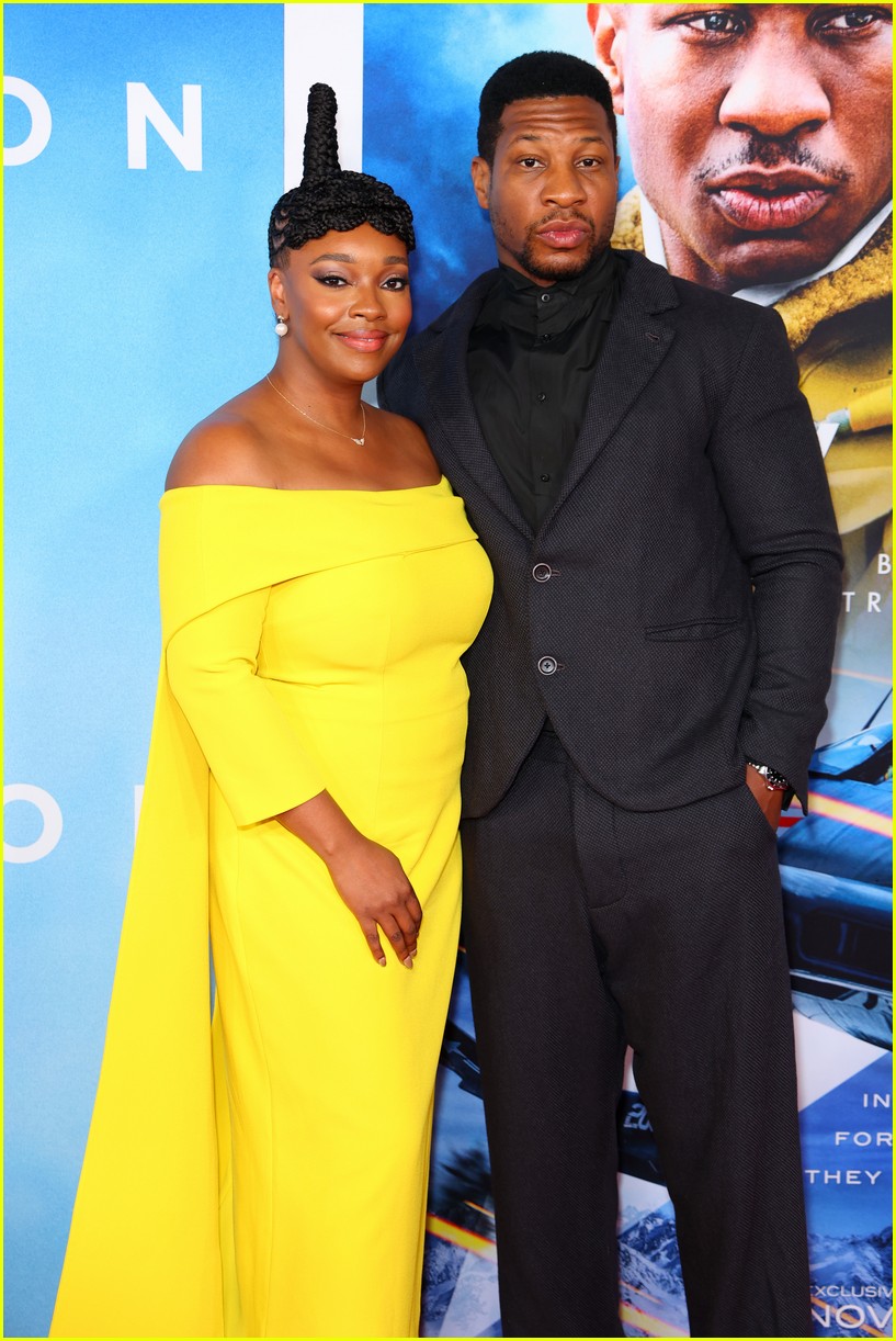 Michael B. Jordan Supports Jonathan Majors & Glen Powell at the ...