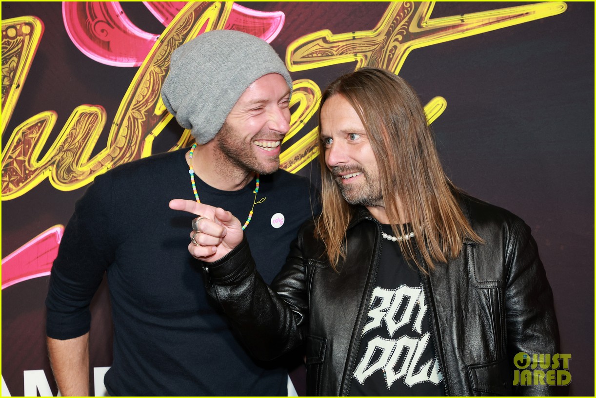 Chris Martin Supports His Pal Max Martin at Broadway Opening of ...