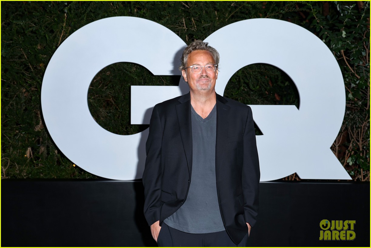 Matthew Perry Returns to Red Carpet for GQ Men of the Year Party 2022 ...
