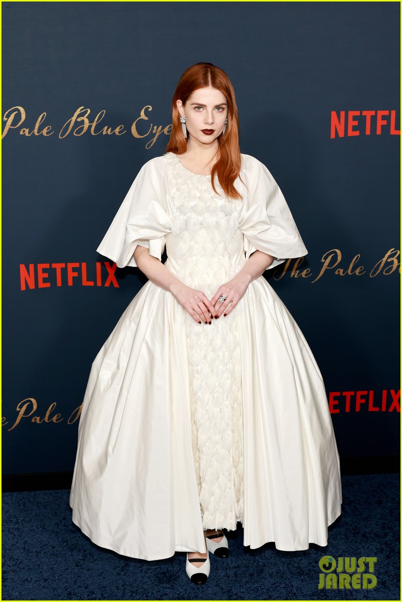Lucy Boynton Debuts Red Hair at 'The Pale Blue Eye' Premiere with ...