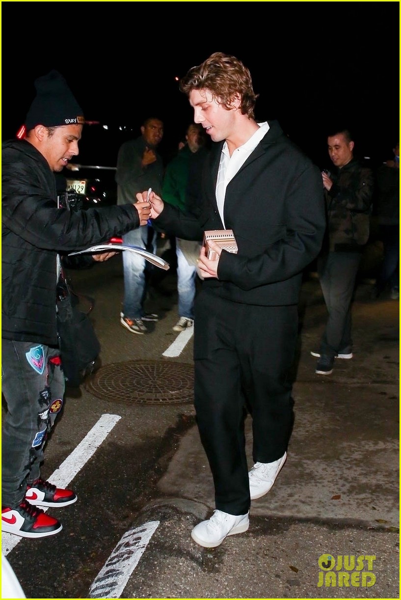 The White Lotus' Alexandra Daddario & Lukas Gage Reunite at Holiday ...