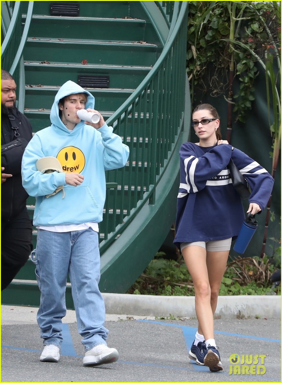 Justin & Hailey Bieber Spend the Day on an Extended Date, Going From ...