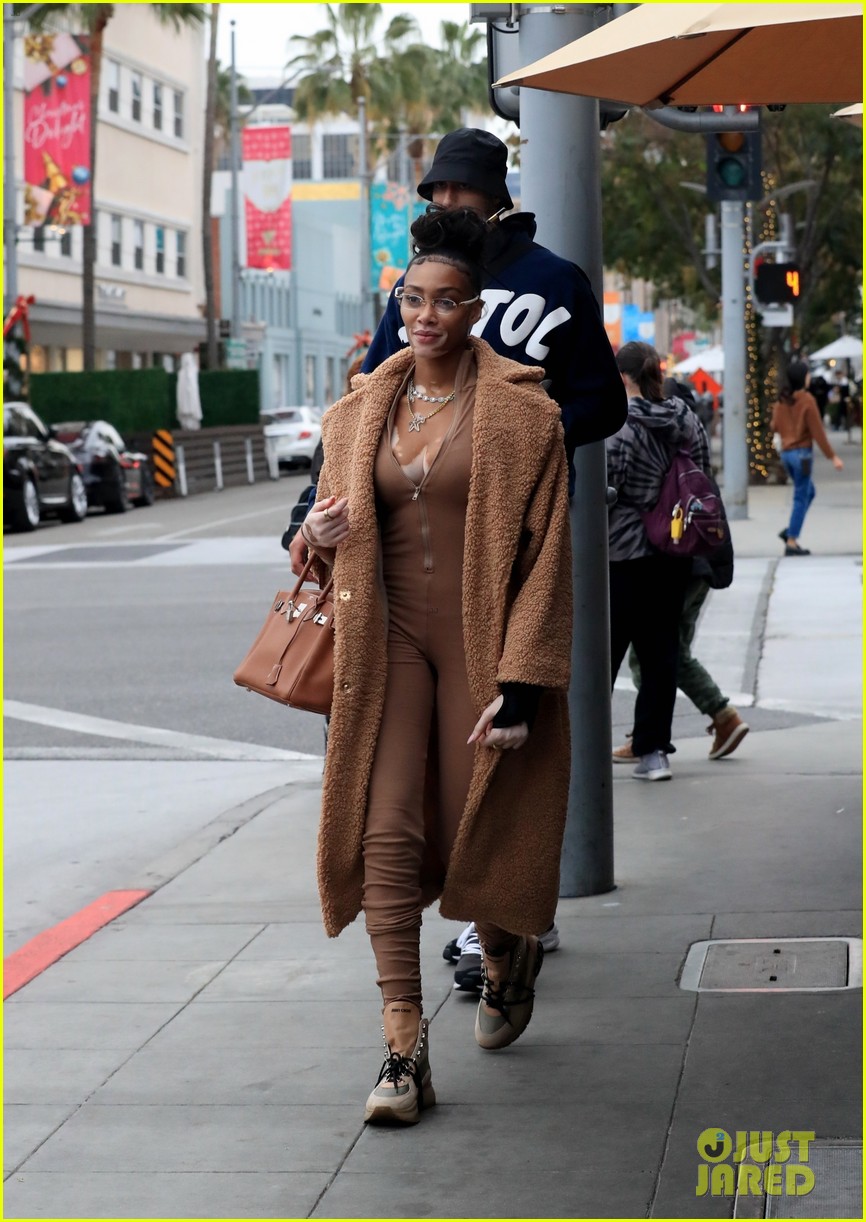 Winnie Harlow & Boyfriend Kyle Kuzma Step Out for Lunch Date in Beverly ...