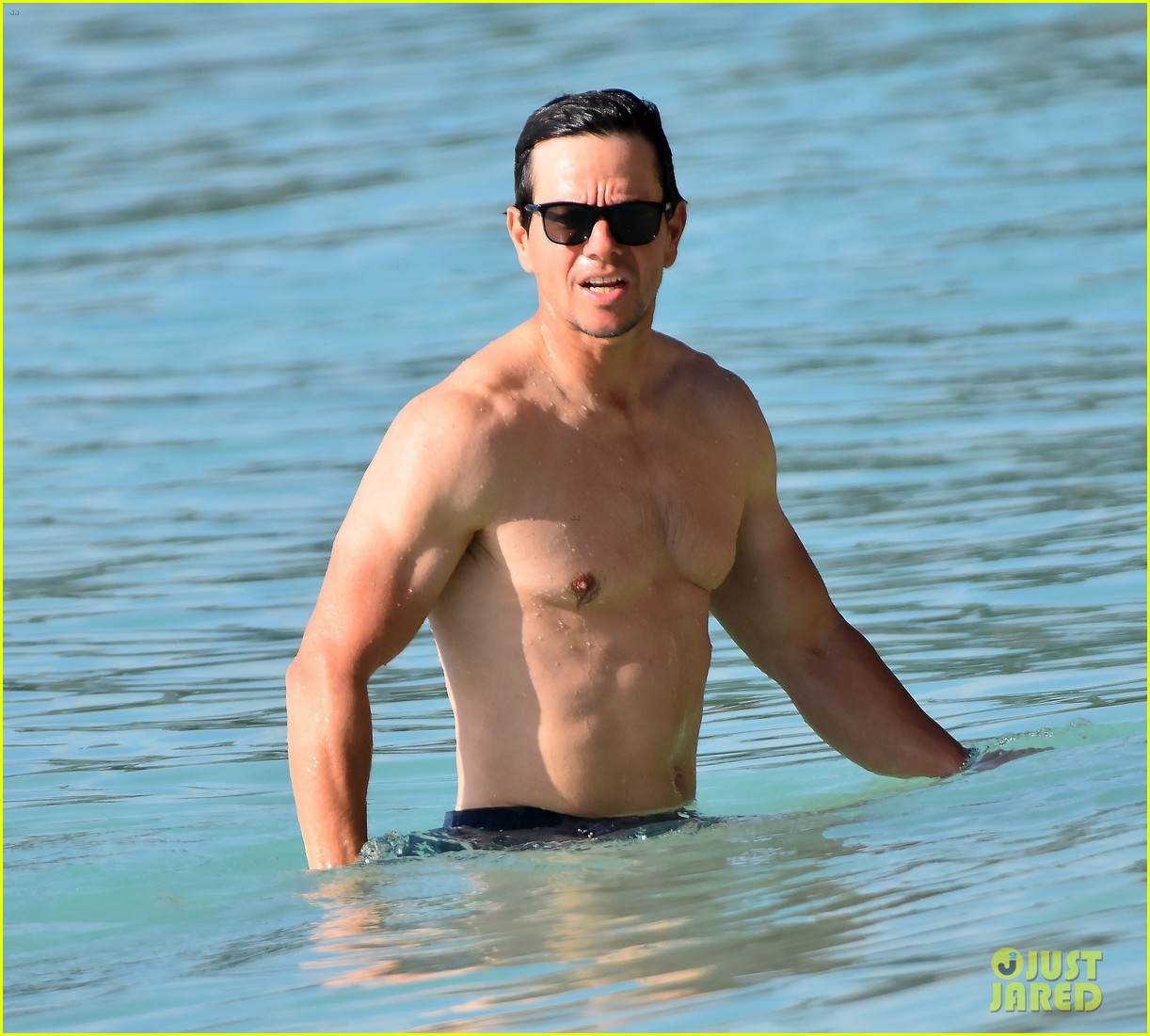 Mark Wahlberg & Wife Rhea Hit the Beach on Vacation in Barbados: Photo ...