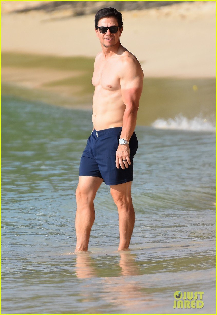 Mark Wahlberg & Wife Rhea Hit the Beach on Vacation in Barbados: Photo ...