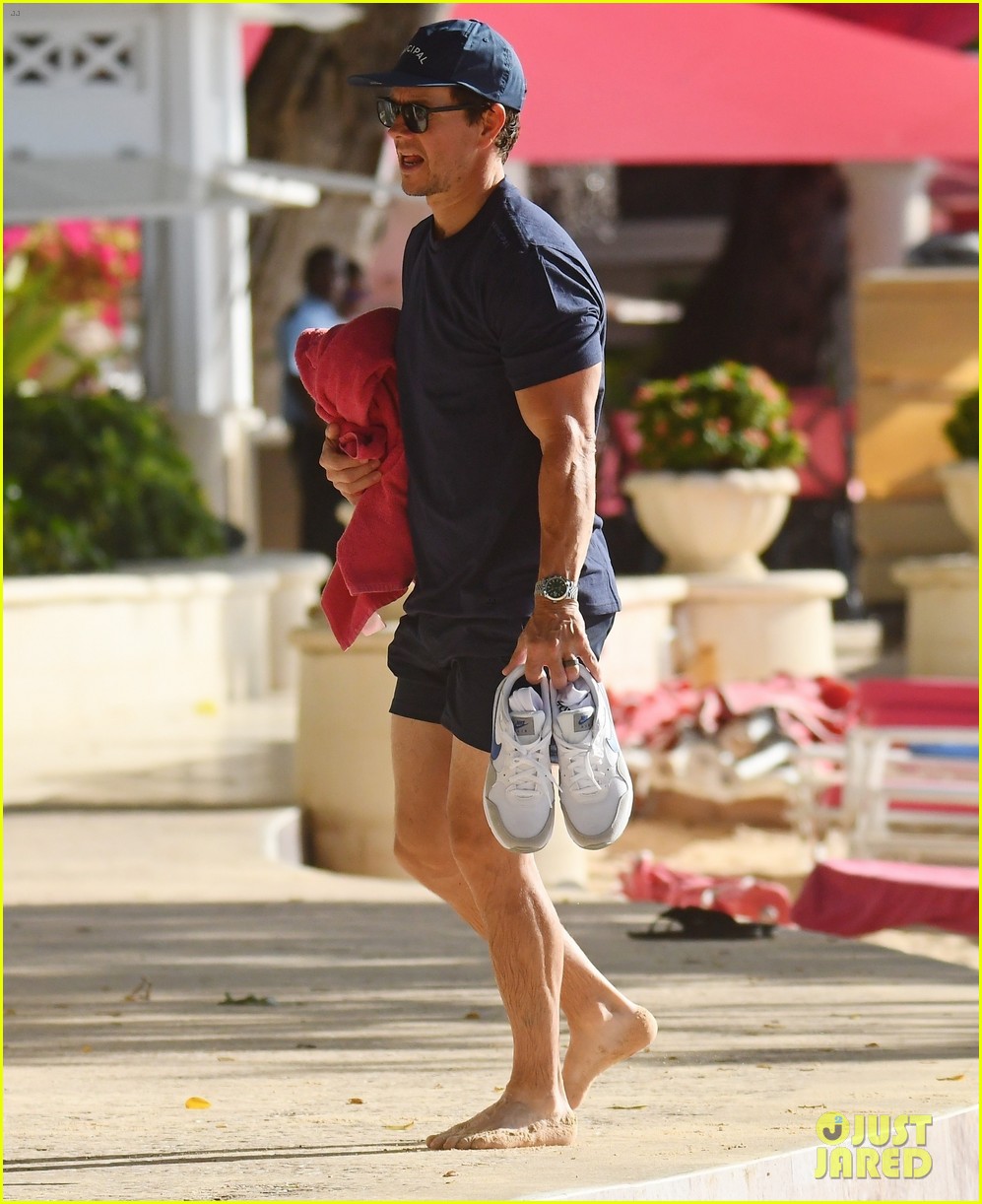 Mark Wahlberg & Wife Rhea Hit the Beach on Vacation in Barbados: Photo ...
