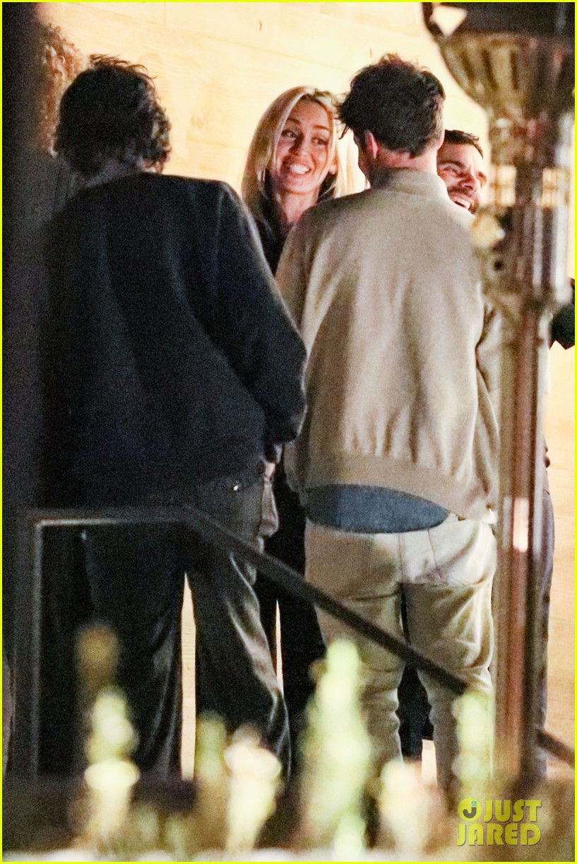 Miley Cyrus & Boyfriend Maxx Morando Grab Dinner with Friends at Nobu ...