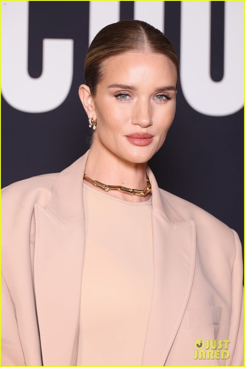 Anne Hathaway Stuns in Head To Toe Leopard Print For Valentino Show in ...