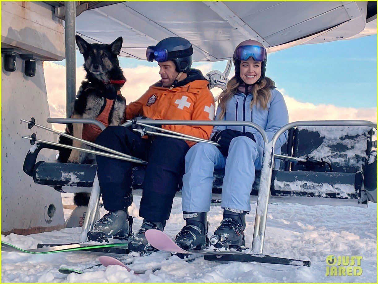 Ashley Newbrough & Stephen Huszar Hit The Slopes For Hallmark's First ...