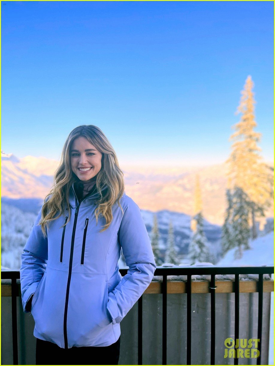 Ashley Newbrough & Stephen Huszar Hit The Slopes For Hallmark's First ...