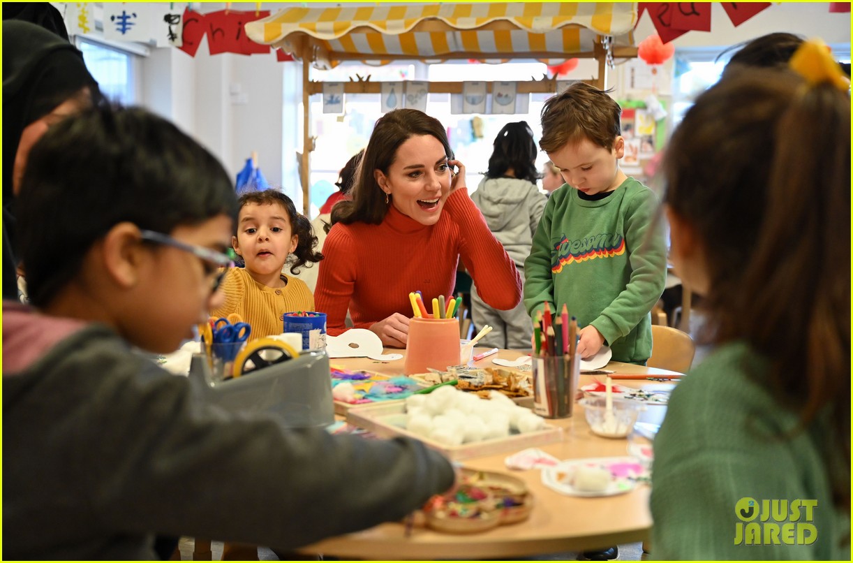 Kate Middleton Has Arts & Crafts Filled Day During Visit To School in ...