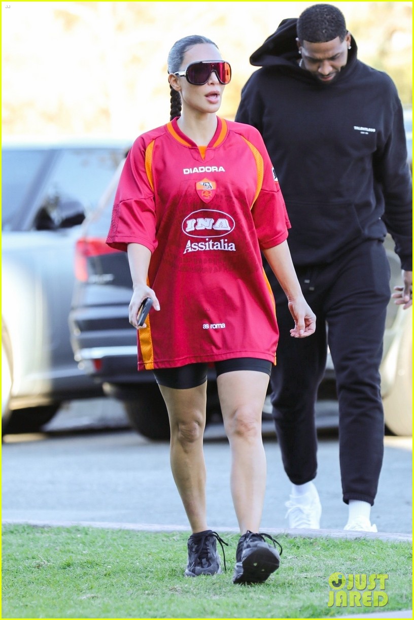 Tristan Thompson Accompanies Kim Kardashian to North West's Basketball ...