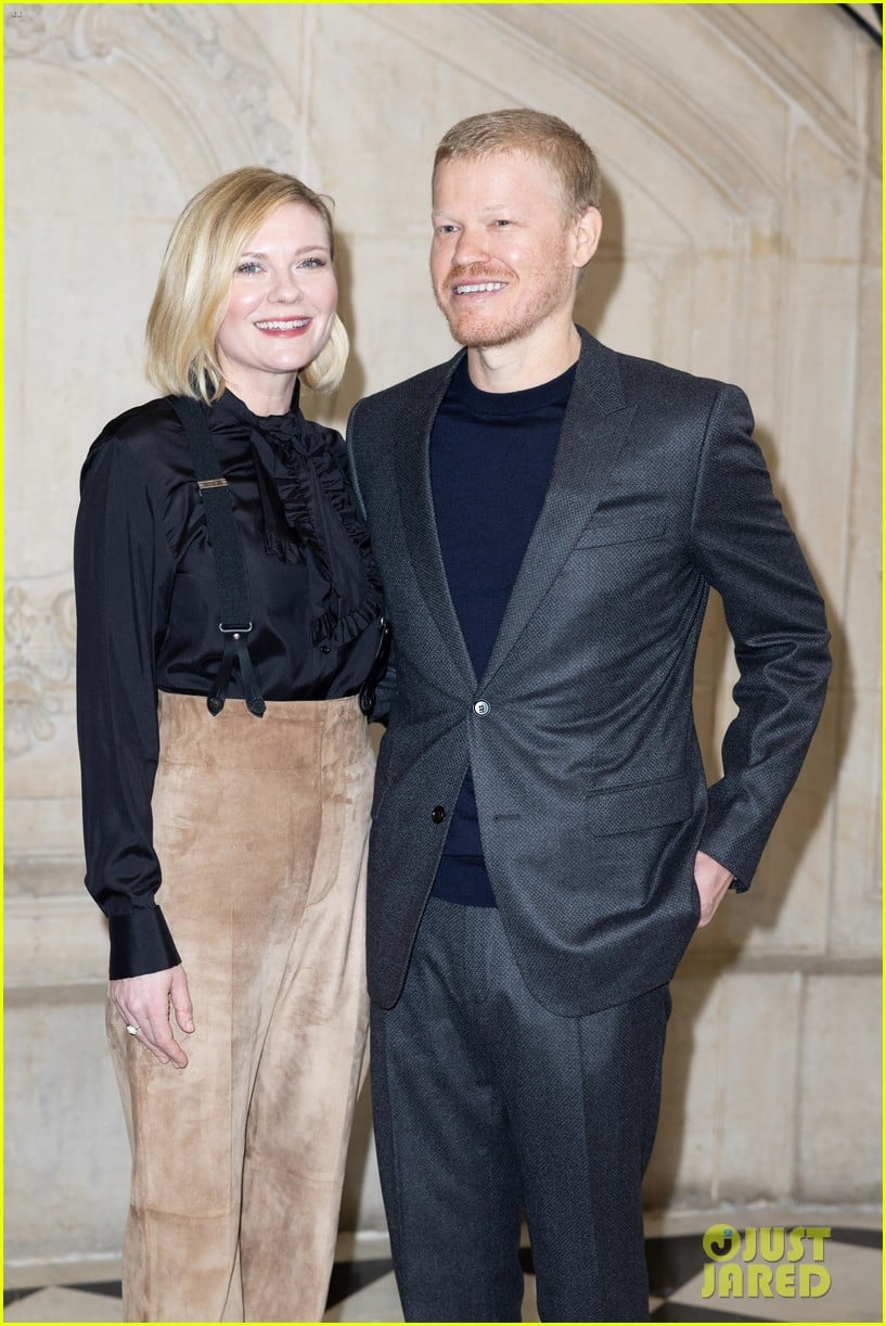 Jesse Plemons Shows Off New Look With Wife Kirsten Dunst at Christian ...
