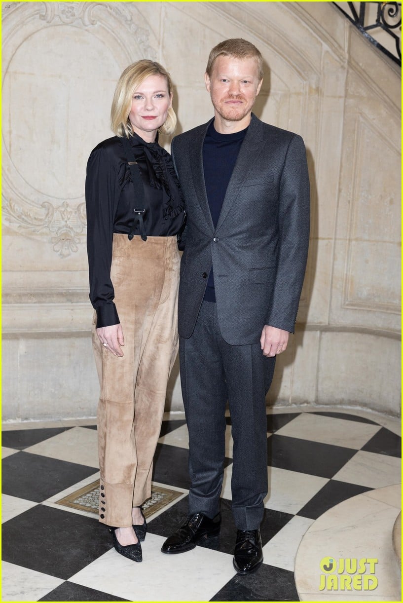 Jesse Plemons Shows Off New Look With Wife Kirsten Dunst at Christian ...