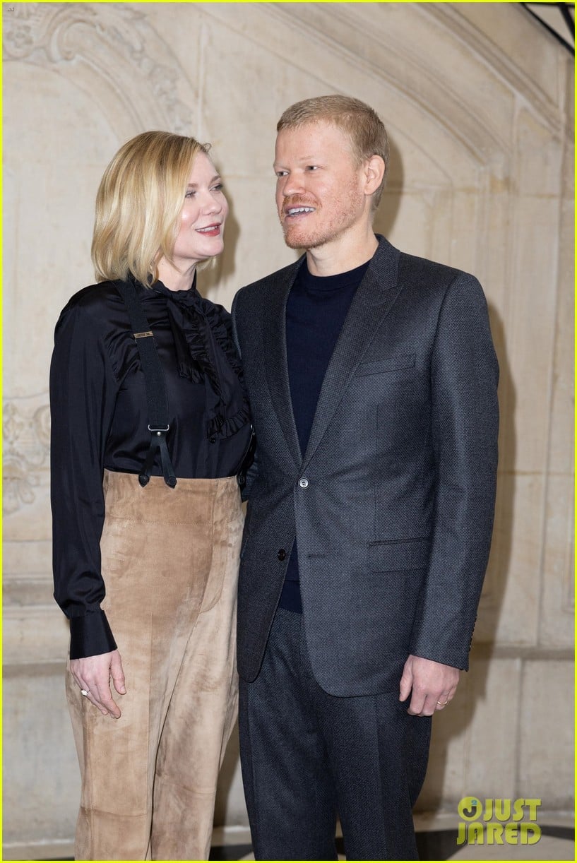 Jesse Plemons Shows Off New Look With Wife Kirsten Dunst at Christian ...