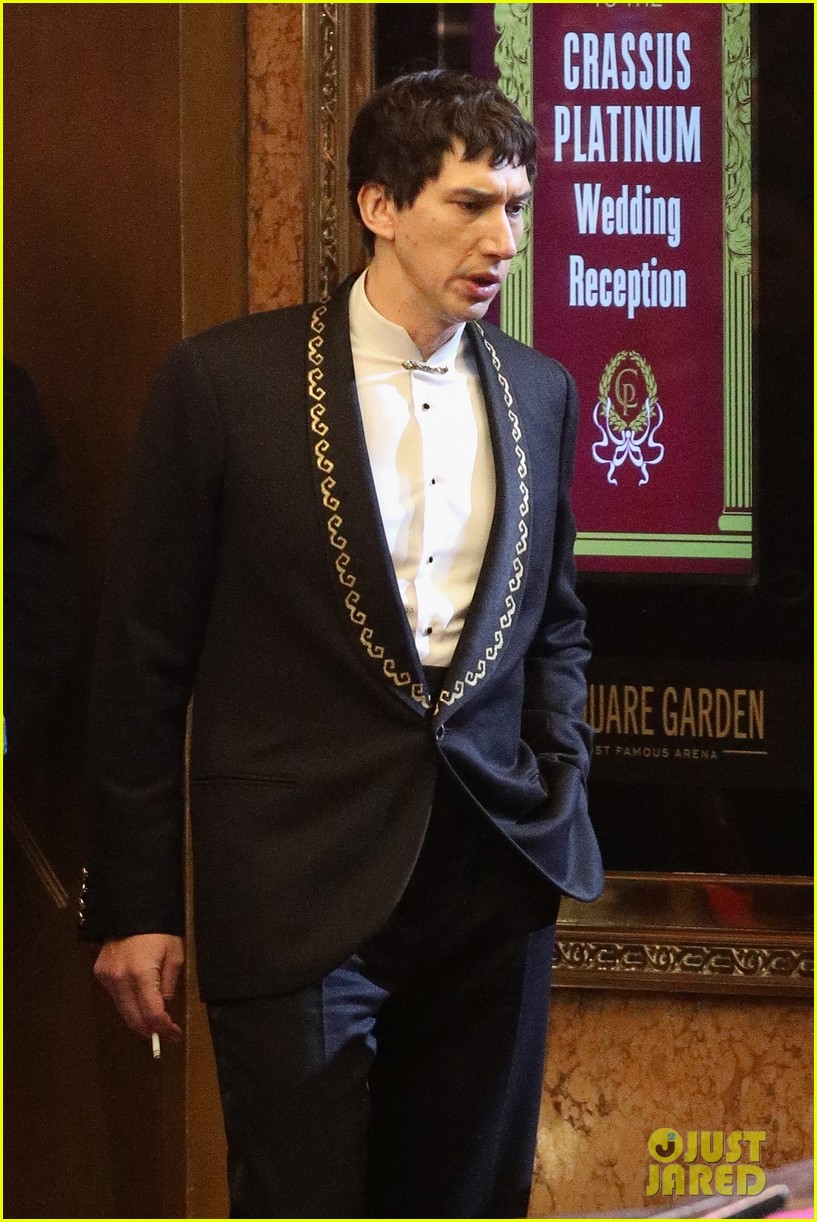 Adam Driver Films Scenes for 'Megalopolis' with Nathalie Emmanuel in ...