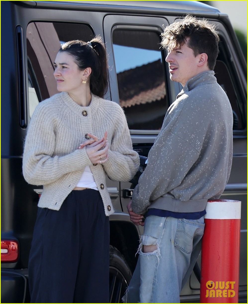 Charlie Puth Packs on PDA with Girlfriend Brooke Sansone During Gas ...