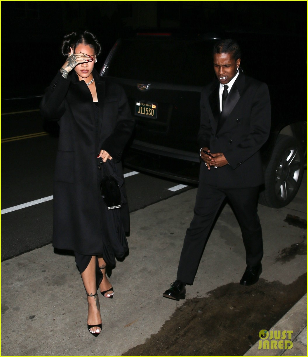 Rihanna & A$AP Rocky Enjoy a Dinner Date After the 2023 Golden Globes ...