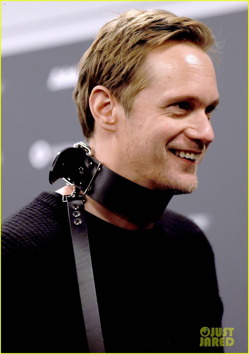 Alexander Skarsgard Wears a Leash Around His Neck at 'Infinity Pool' Sundance Premiere: Photo ...