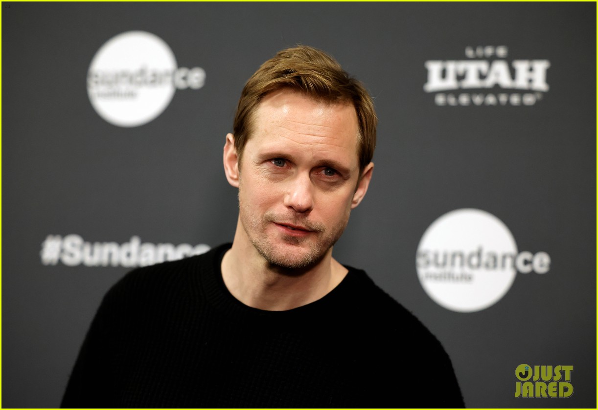 Alexander Skarsgard Wears a Leash Around His Neck at 'Infinity Pool ...