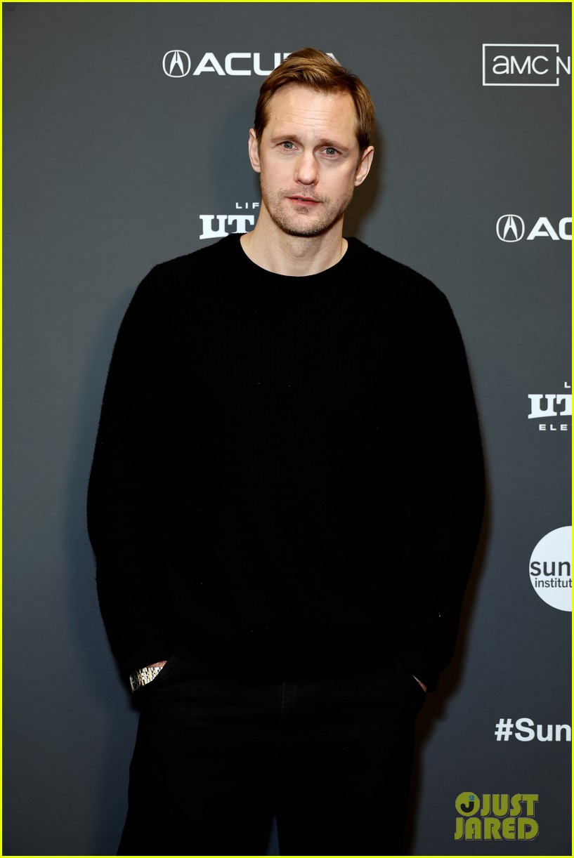 Alexander Skarsgard Wears a Leash Around His Neck at 'Infinity Pool ...