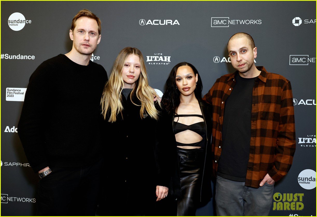 Alexander Skarsgard Wears a Leash Around His Neck at 'Infinity Pool ...