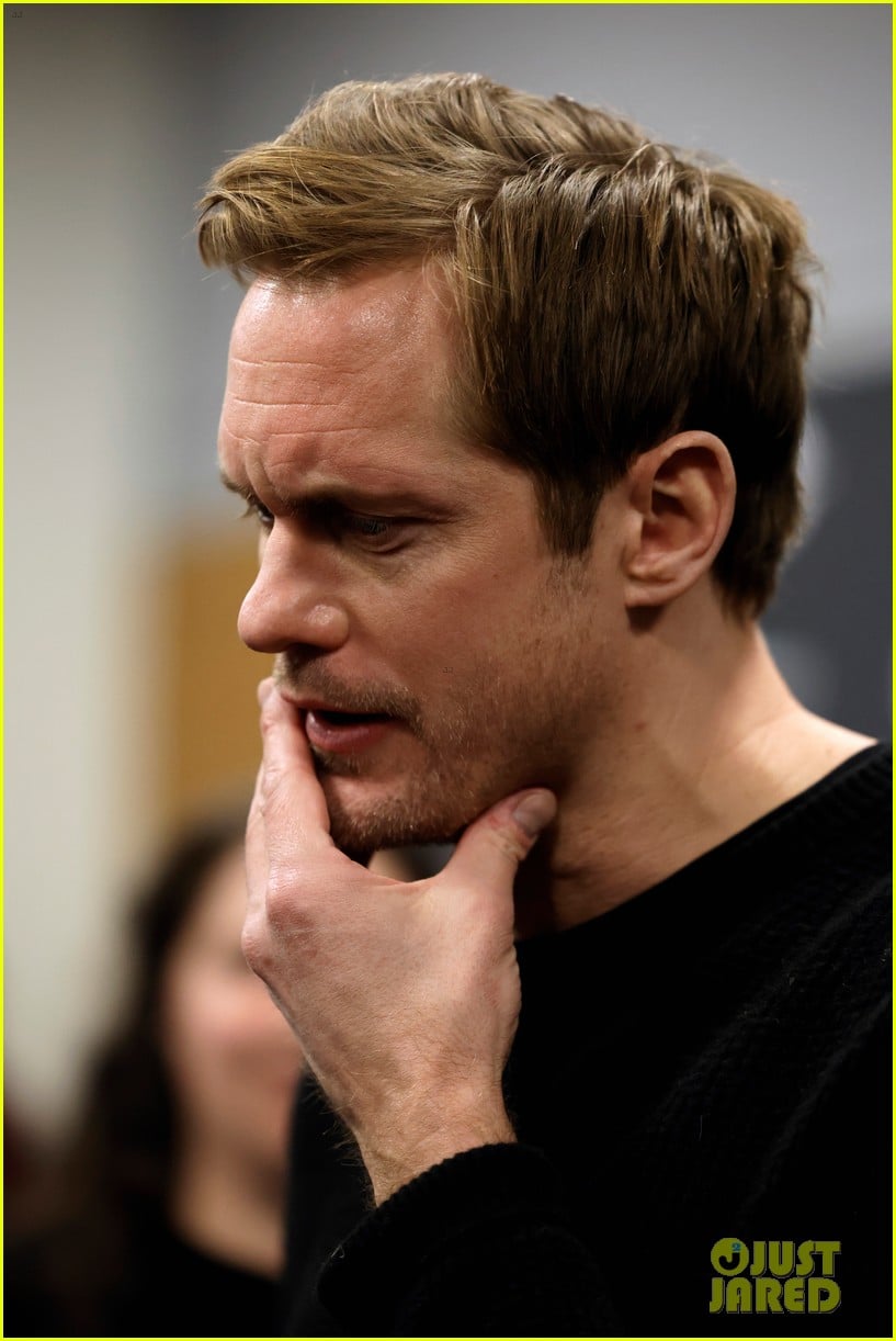 Alexander Skarsgard Wears a Leash Around His Neck at 'Infinity Pool ...