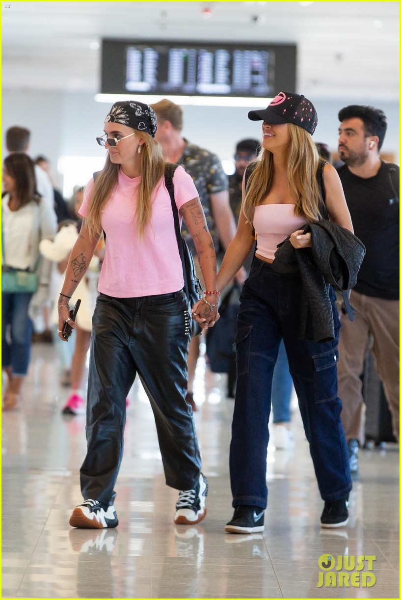 Chrishell Stause Holds Hands with Partner G-Flip While Arriving in Adelaide for Music Festival ...