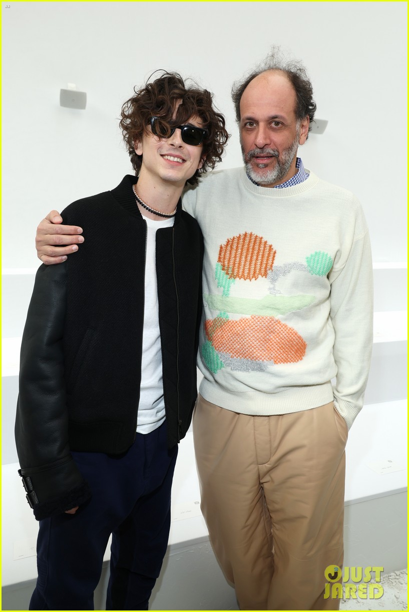 Timothee Chalamet Attends Loewe Show in Paris with 'Bones & All' Co ...