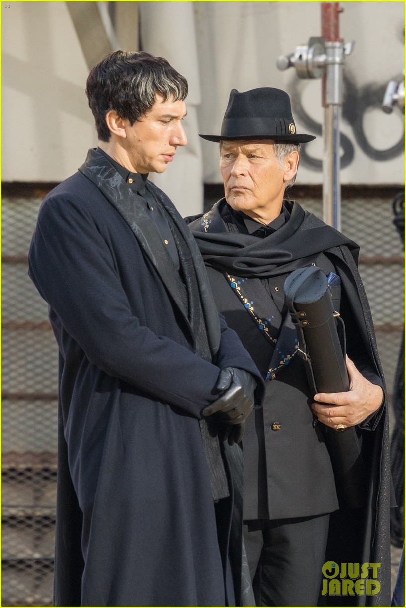 Adam Driver Meets Up With Nathalie Emmanuel & Laurence Fishburne For ...