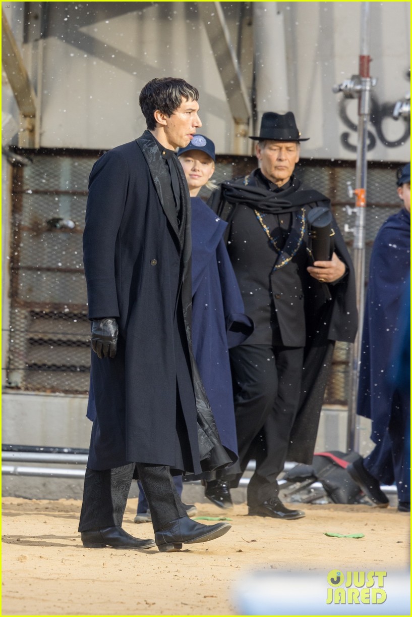 Adam Driver Meets Up With Nathalie Emmanuel & Laurence Fishburne For ...