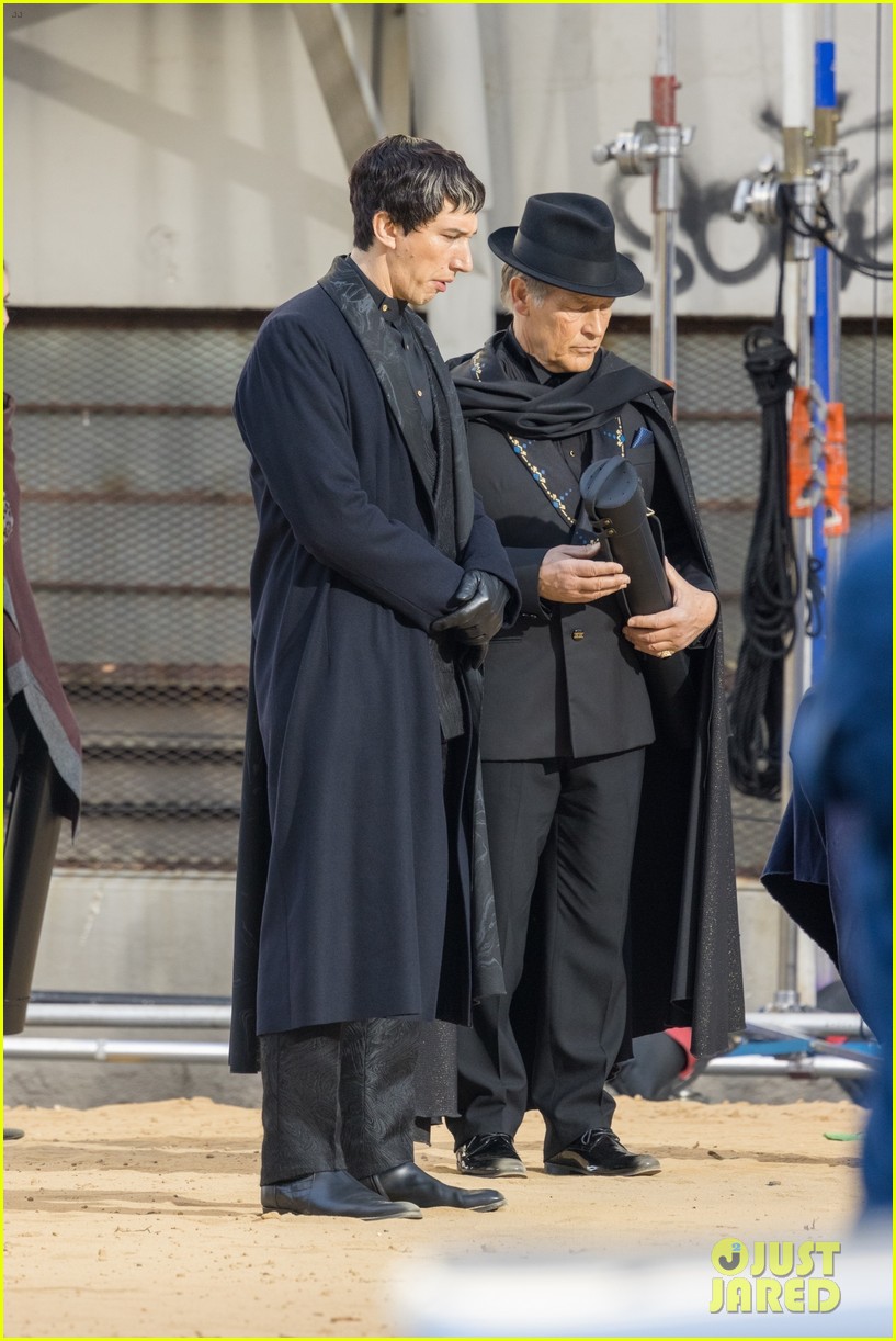 Adam Driver Meets Up With Nathalie Emmanuel & Laurence Fishburne For ...