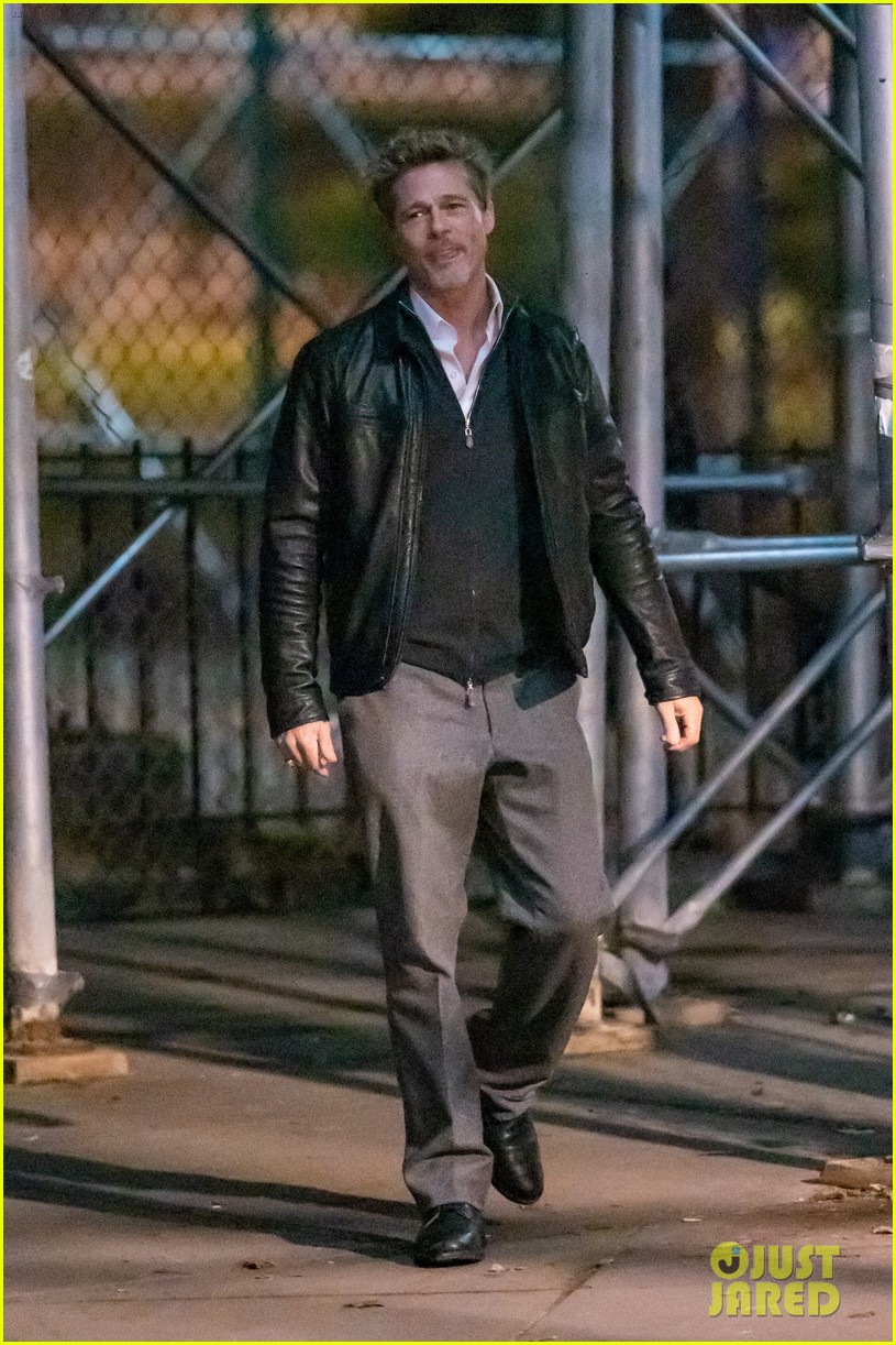 Brad Pitt Chases Down Underwear-Clad Austin Abrams on Set of 'Wolves ...