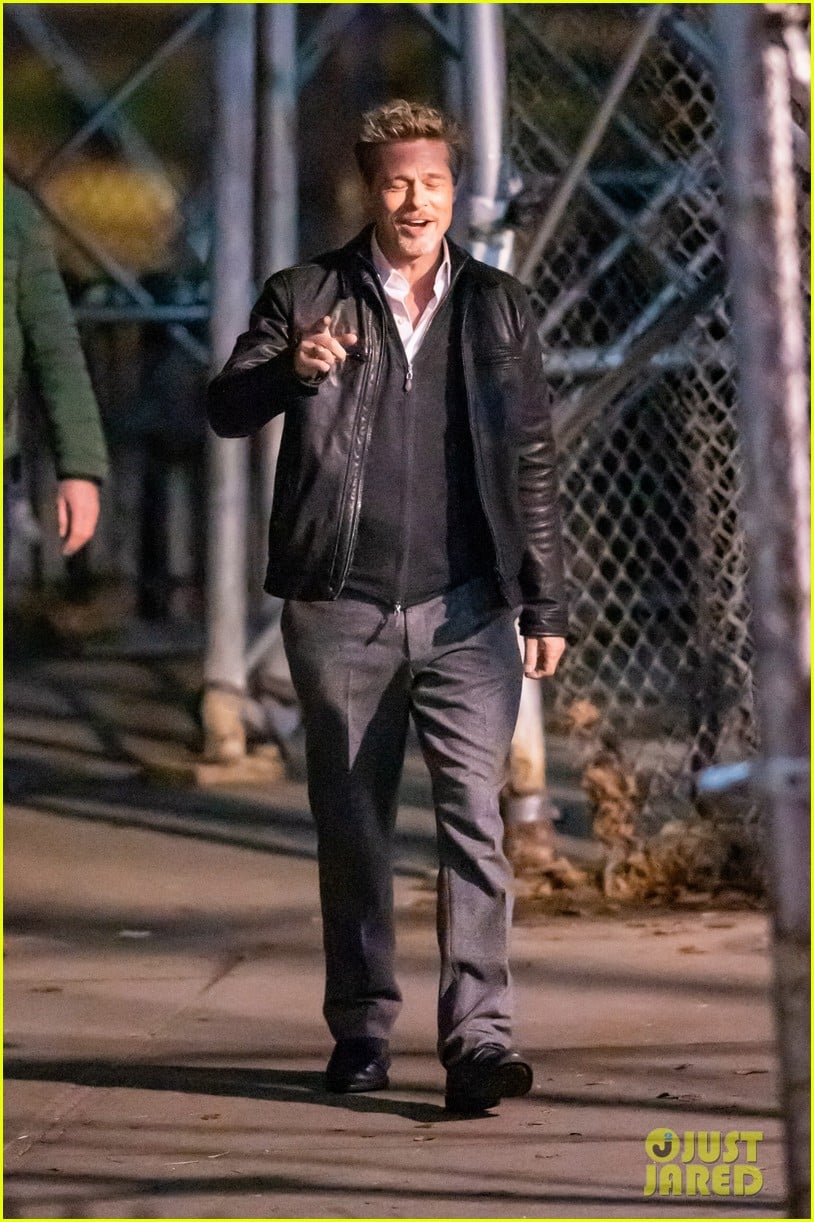 Photo: brad pitt austin abrams wolves 40 | Photo 4895331 | Just Jared