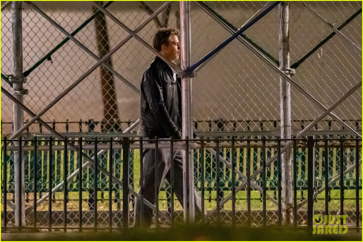 Brad Pitt Chases Down Underwear-Clad Austin Abrams on Set of 'Wolves ...