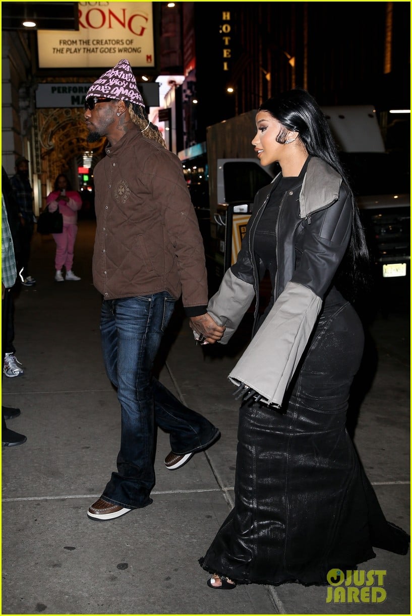 Cardi B & Offset Hold Hands While Stepping Out for Dinner on Valentine ...