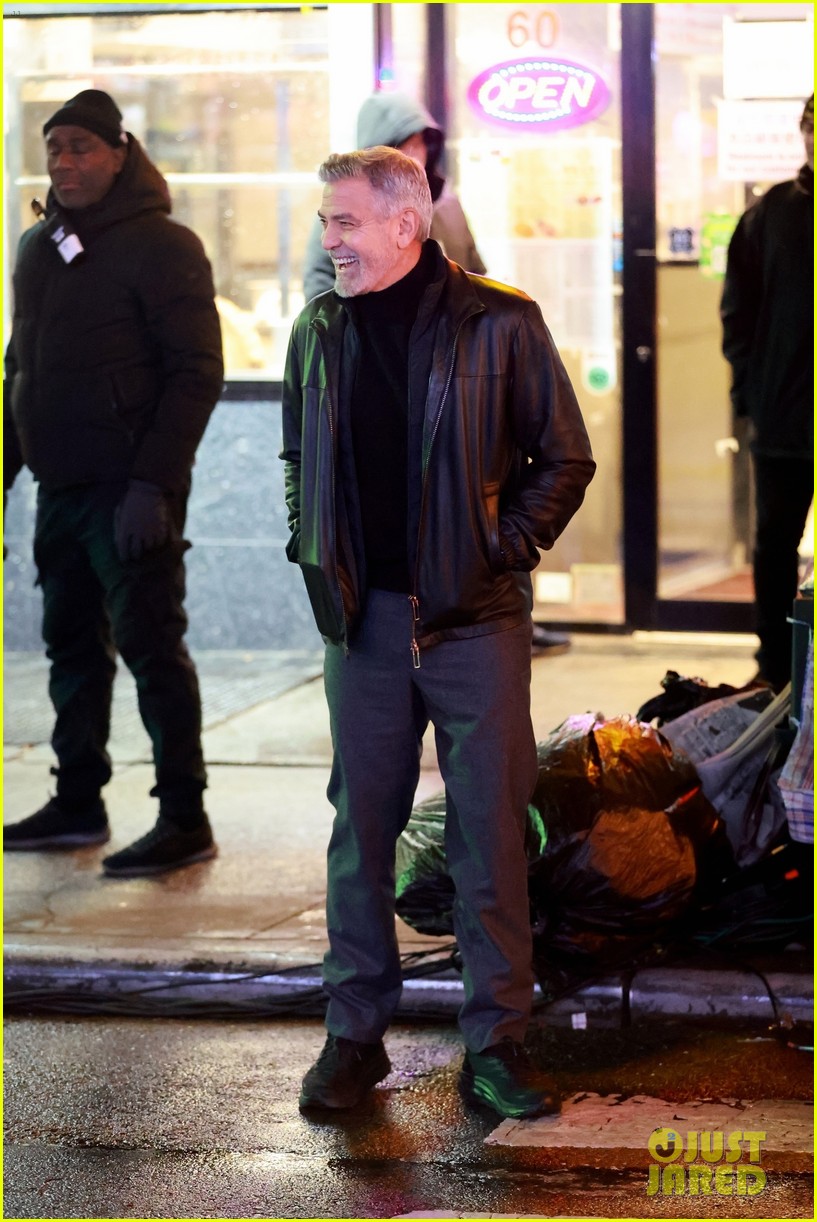 George Clooney Films Solo Scenes For Upcoming Thriller 'Wolves' in NYC ...