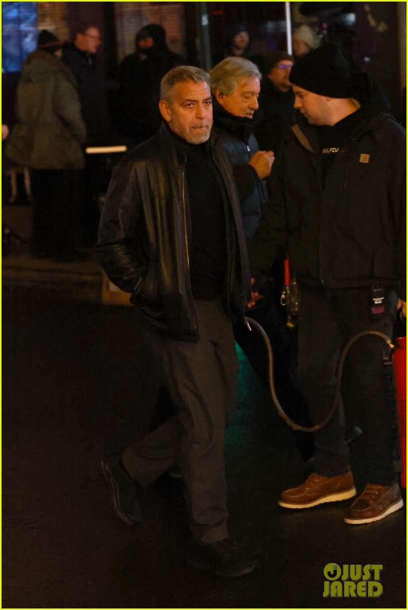 George Clooney Films Solo Scenes For Upcoming Thriller 'Wolves' in NYC ...