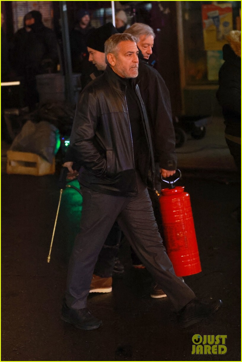 George Clooney Films Solo Scenes For Upcoming Thriller 'Wolves' in NYC ...