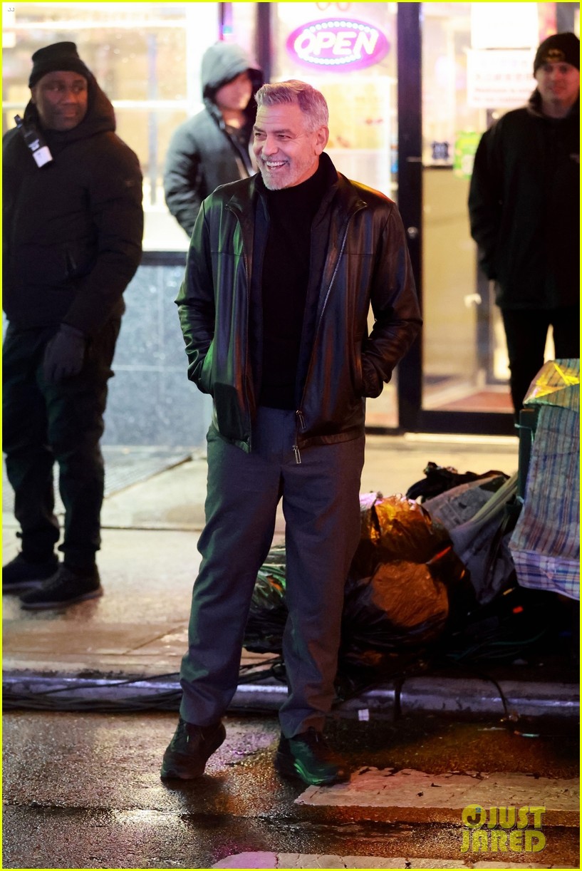 George Clooney Films Solo Scenes For Upcoming Thriller 'Wolves' in NYC ...