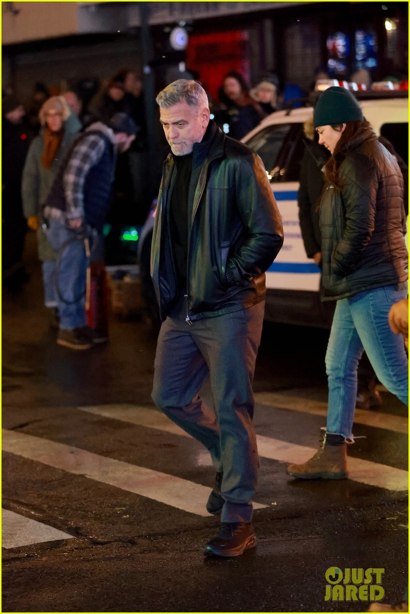 George Clooney Films Solo Scenes For Upcoming Thriller 'Wolves' in NYC ...