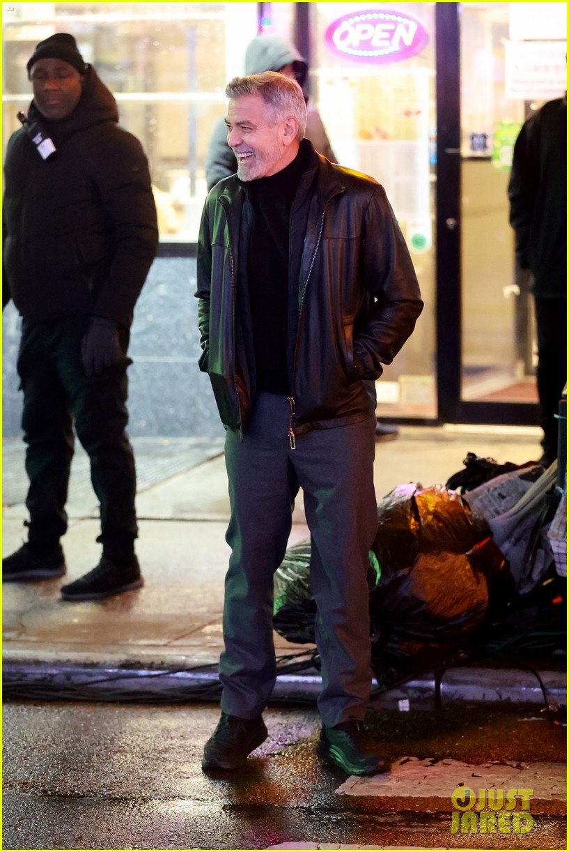 George Clooney Films Solo Scenes For Upcoming Thriller 'Wolves' in NYC ...