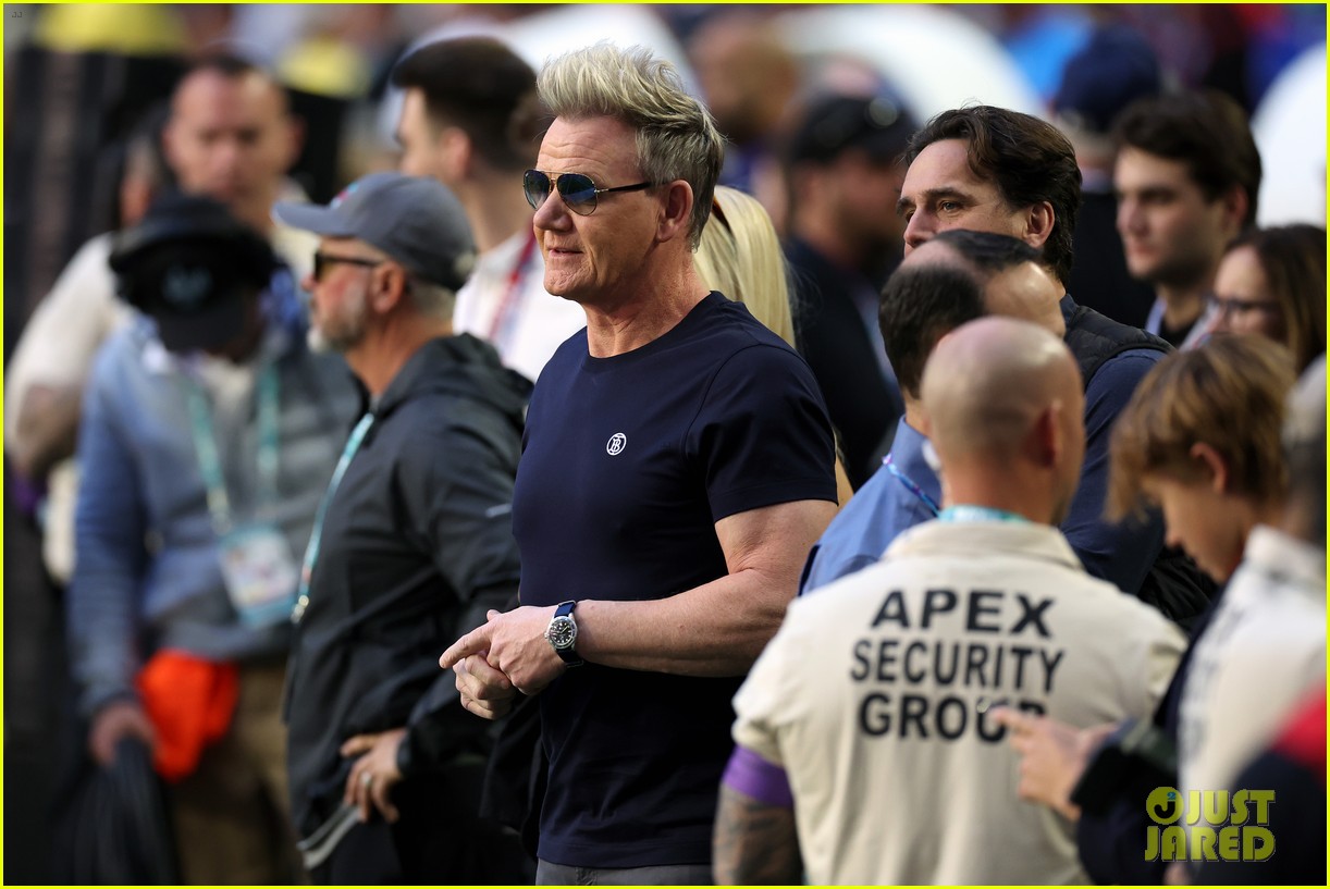 Gordon Ramsay Attends Super Bowl 2023 Ahead of 'Next Level Chef' Season ...