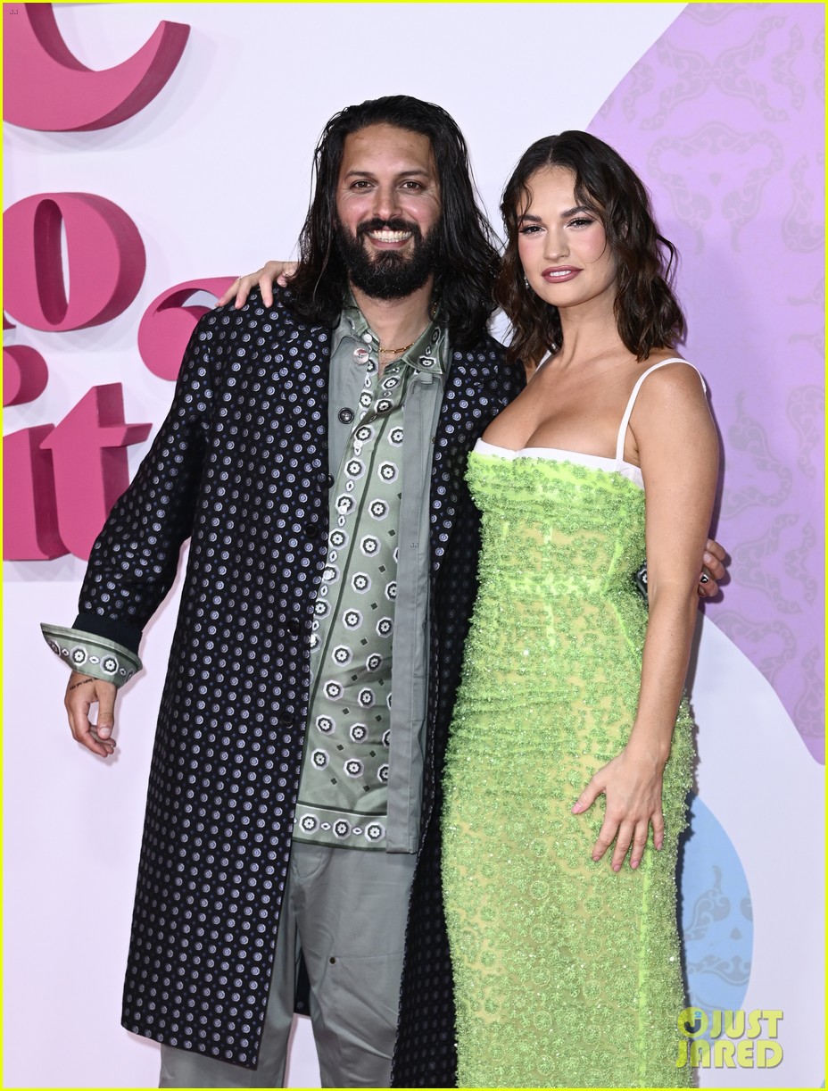 Lily James Hugs It Out With Shazad Latif at 'What's Love Got To Do With ...