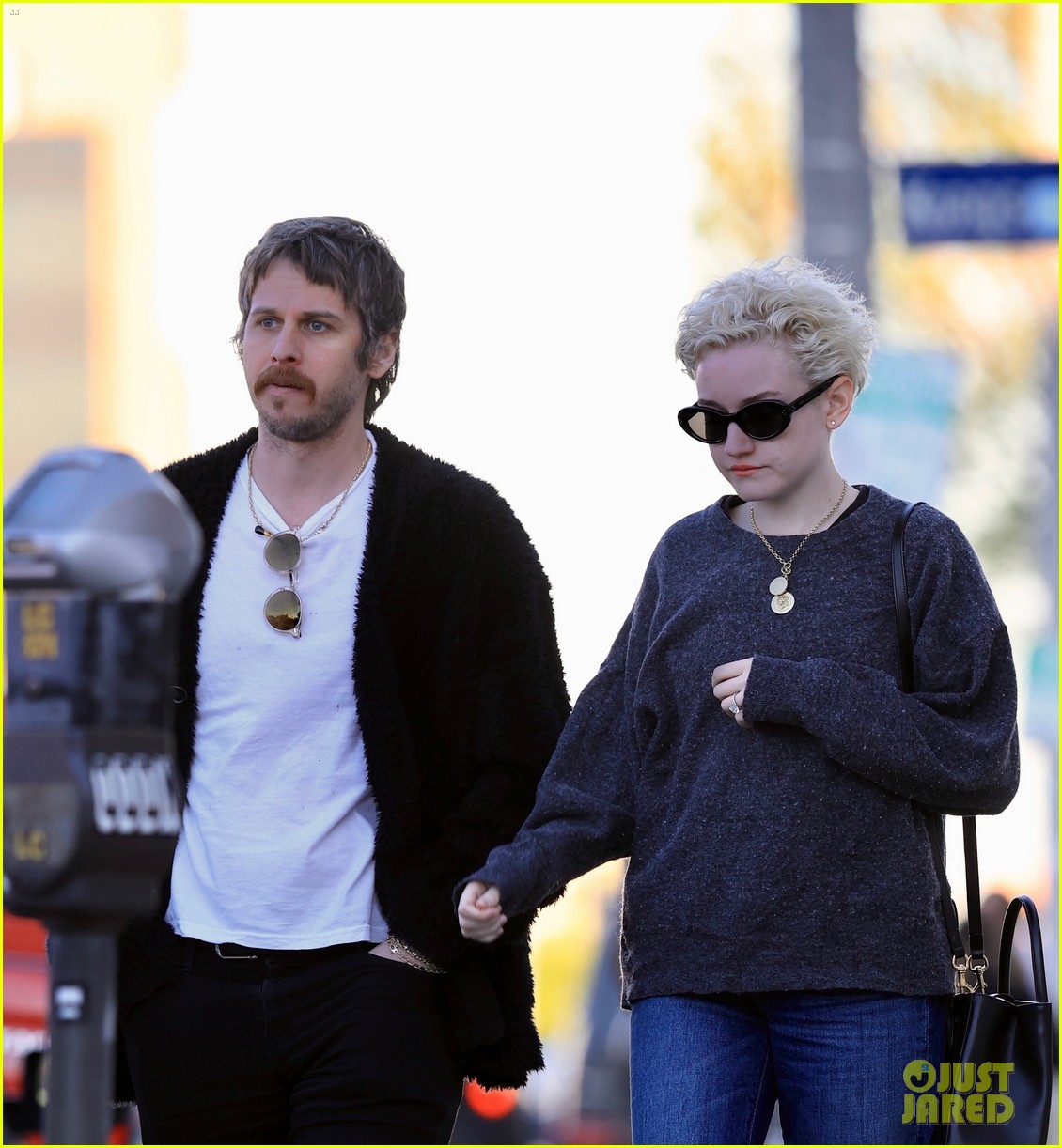 Julia Garner Steps Out with Husband Mark Foster After Madonna Biopic ...