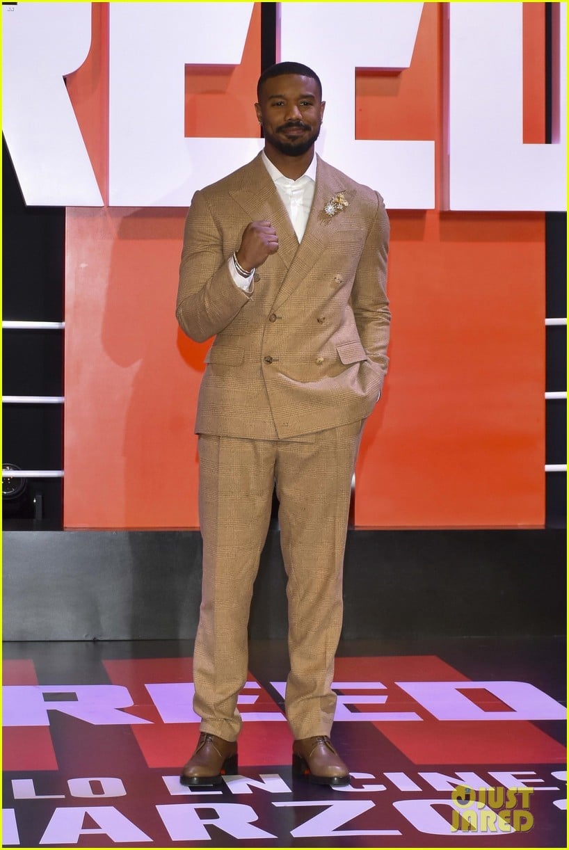 Michael B. Jordan Looks Sharp at 'Creed III' Premiere in Mexico City ...