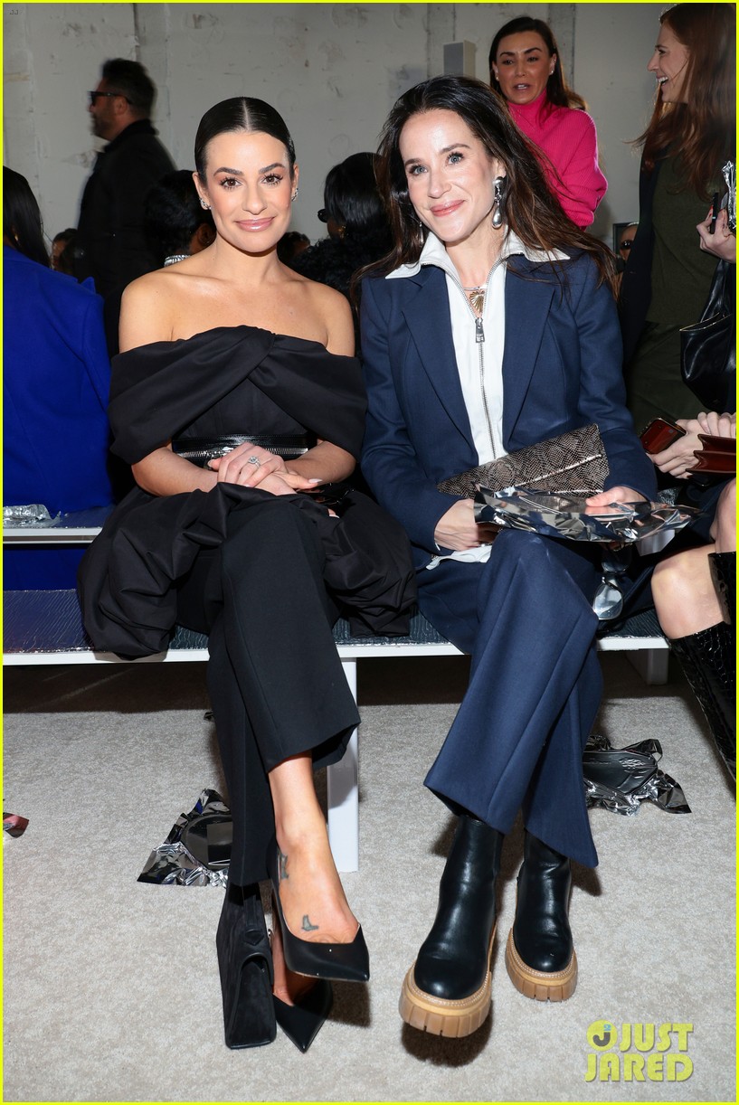Lea Michele Joins First Daughter Ashley Biden at Brandon Maxwell's NYFW ...