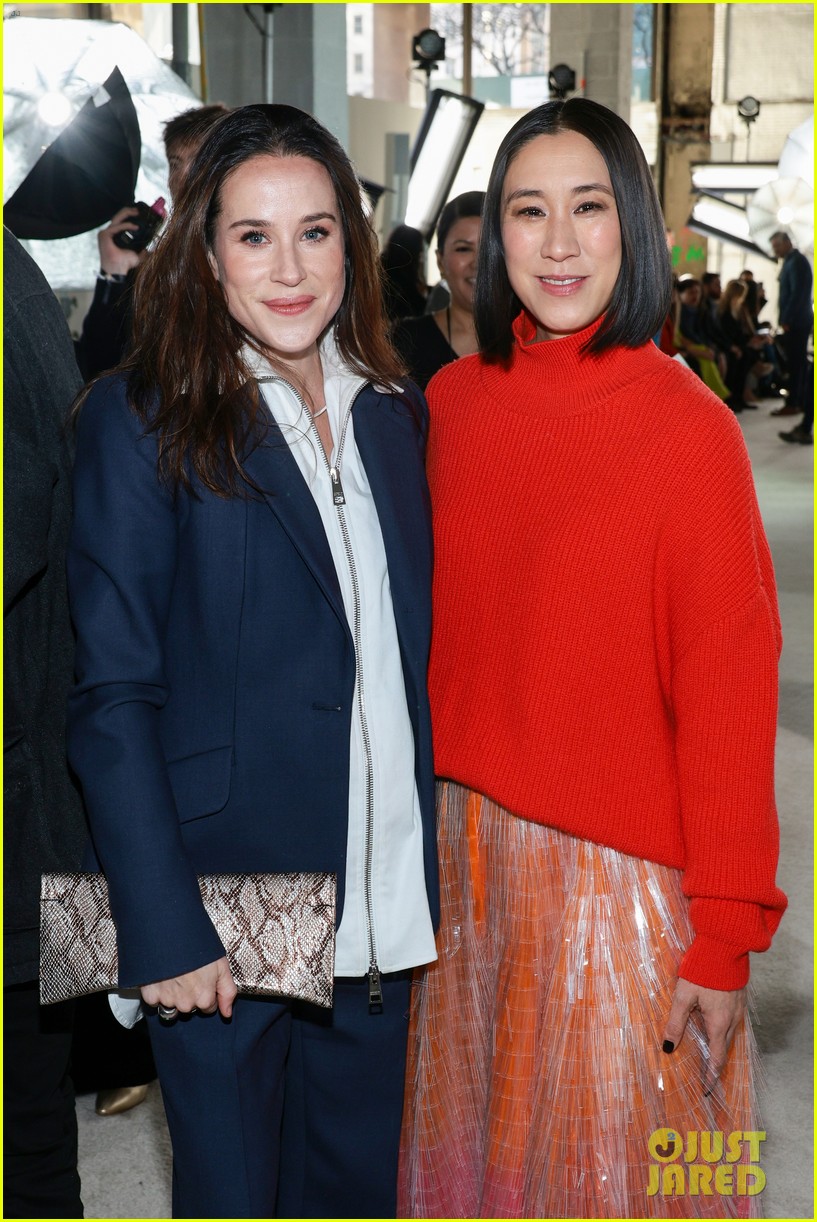 Lea Michele Joins First Daughter Ashley Biden at Brandon Maxwell's NYFW ...