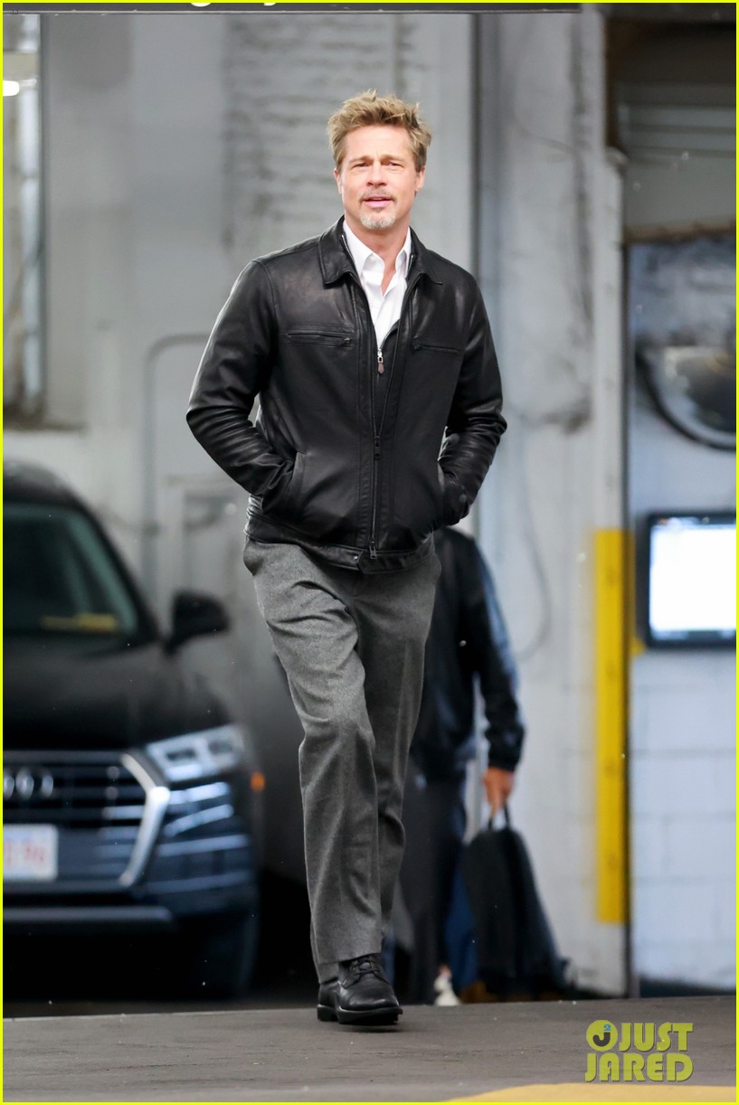 Brad Pitt & George Clooney Film Late-Night Scenes for 'Wolves' Thriller ...