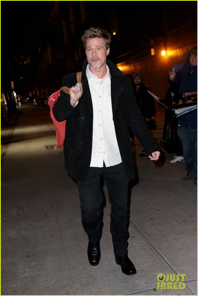 Brad Pitt & George Clooney Film Late-Night Scenes for 'Wolves' Thriller ...